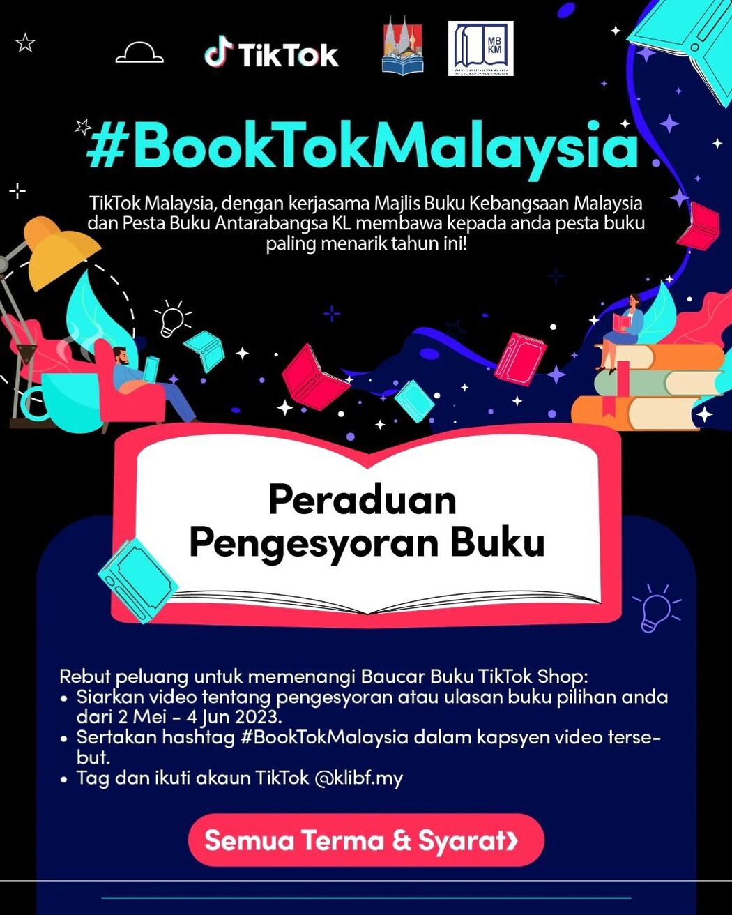 PBAKL Lancarkan Pertandingan Resensi Buku Di TikTok Dengan Menawarkan ...